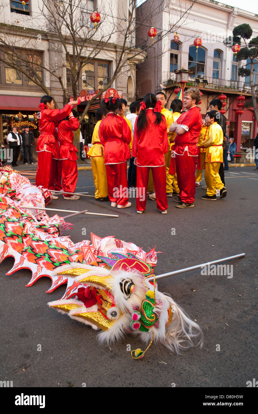 Chinese Year of the Tiger celebrations in Chinatown-Victoria, British ...