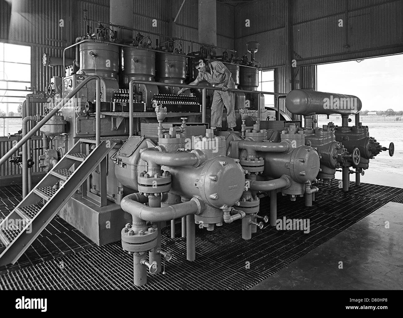 Employees of Hudson Engineering Corp. at their Carthage, Texas facility ...