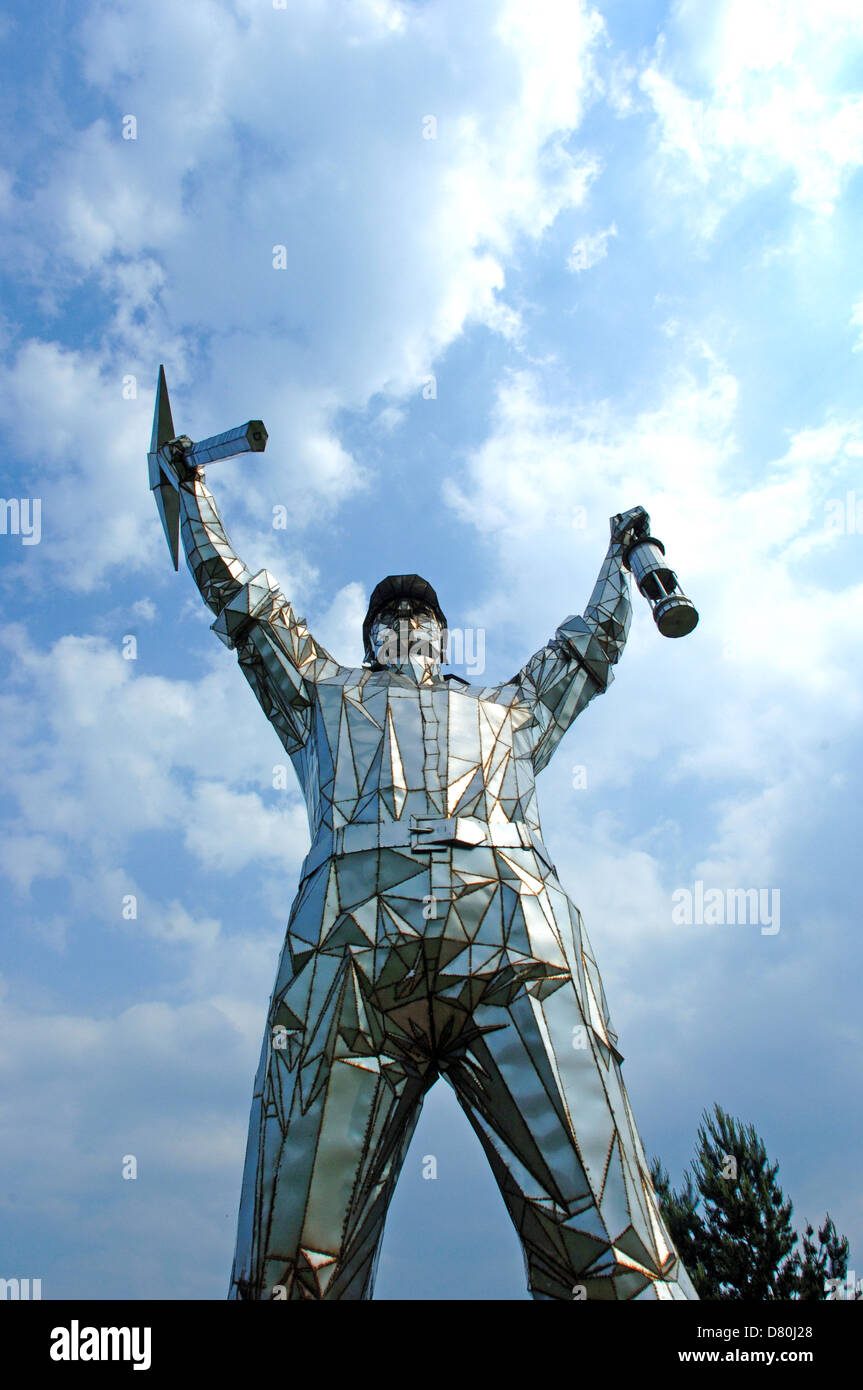 Coal Miner Statue Mining Monument High Resolution Stock Photography and ...