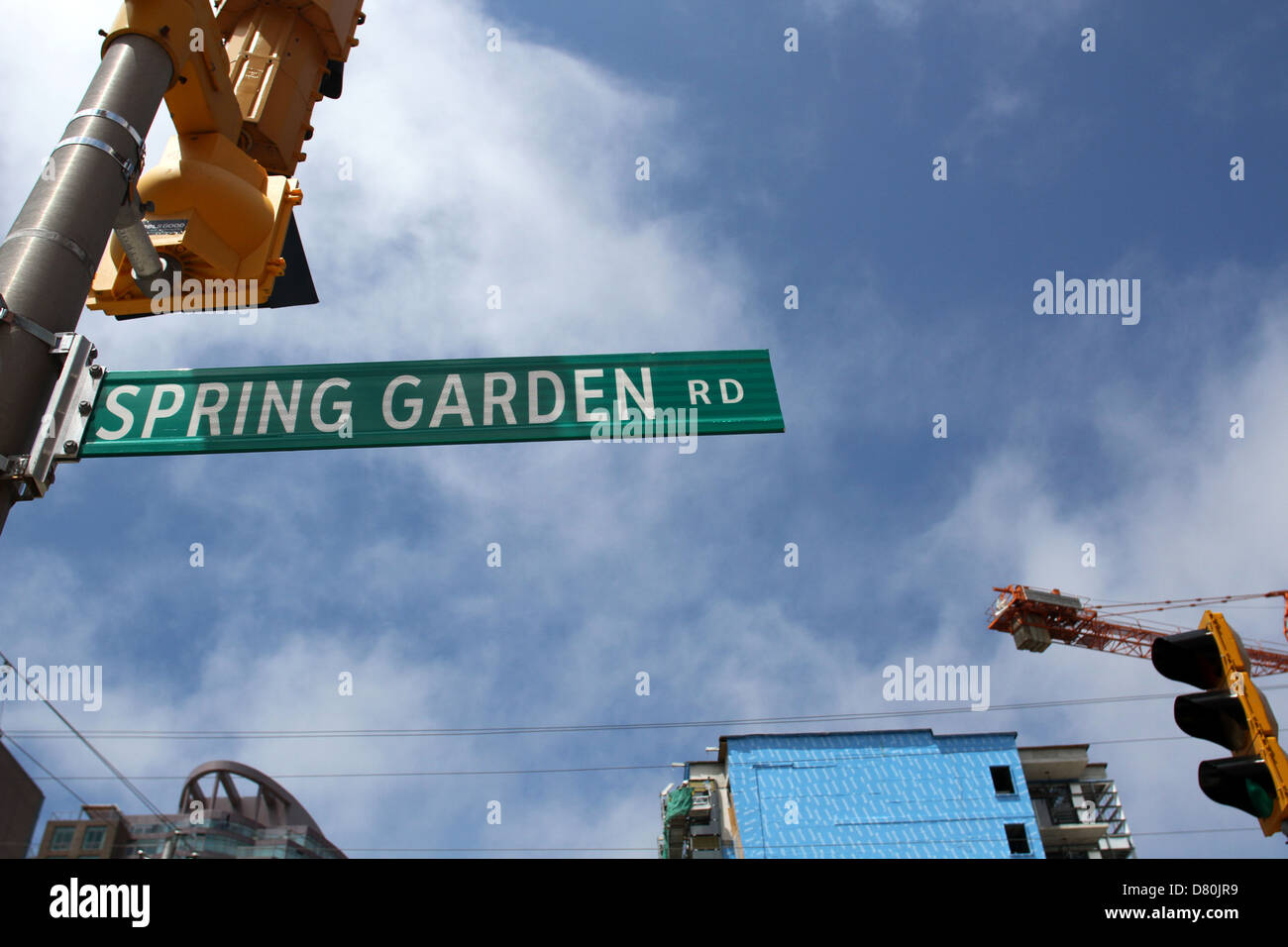 Spring Garden Road is a popular shopping district in Halifax, Nova ...