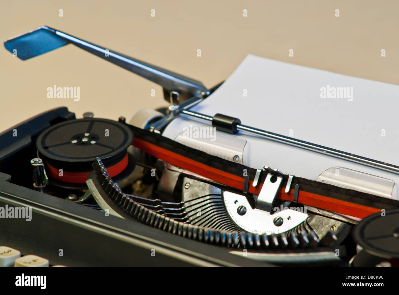 Retro portable typewriter old used dirty hi-res stock photography and ...