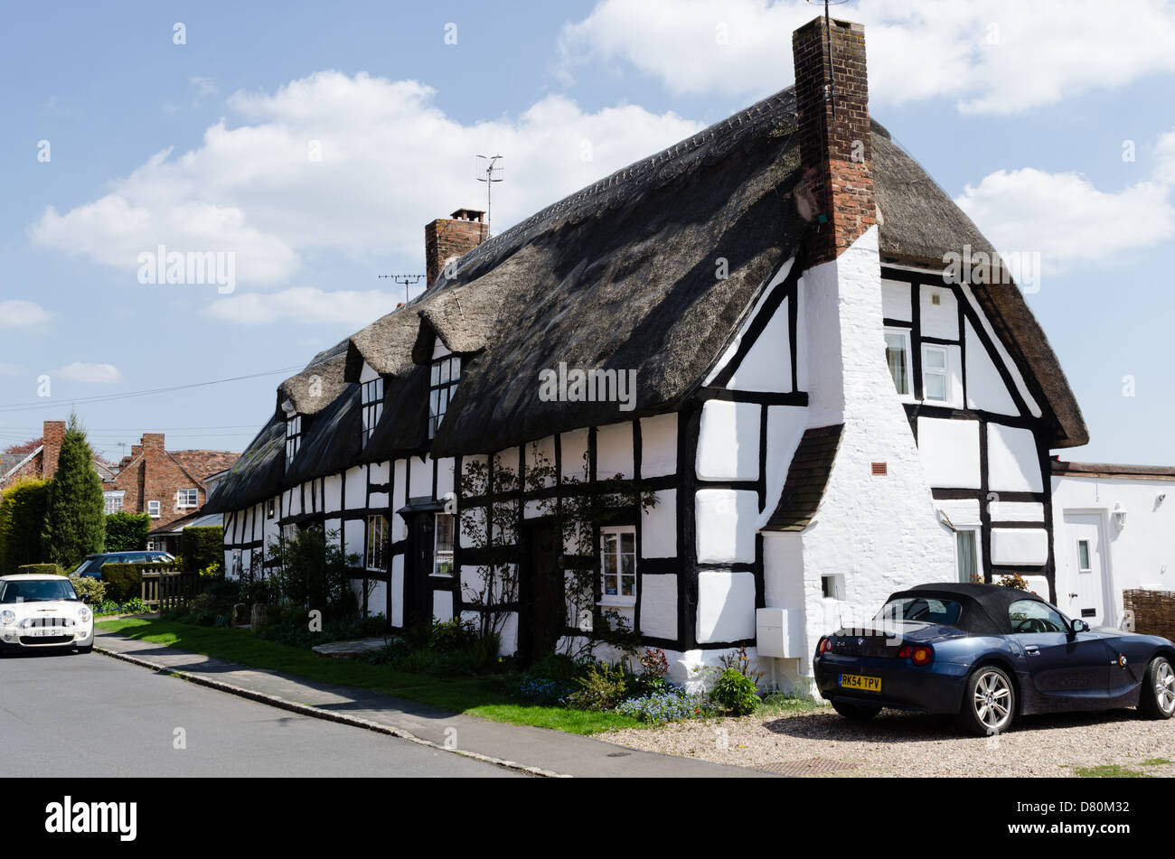 The village of Wyre Piddle in the Wychavon district of Worcestershire ...