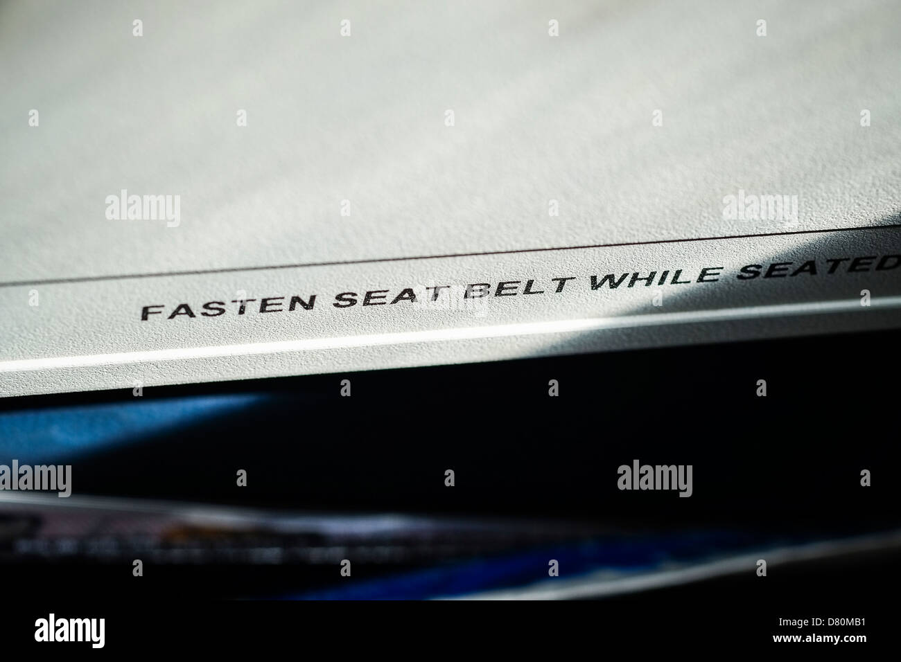 Fasten seat belt Stock Photo - Alamy