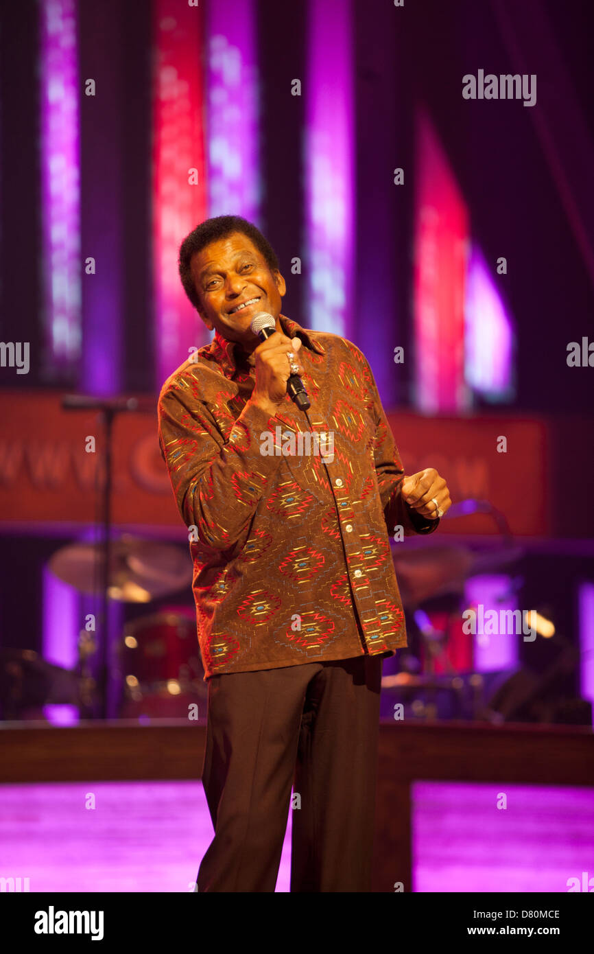 The late Charley Pride performs at the Grand Ole Opry, Nashville ...