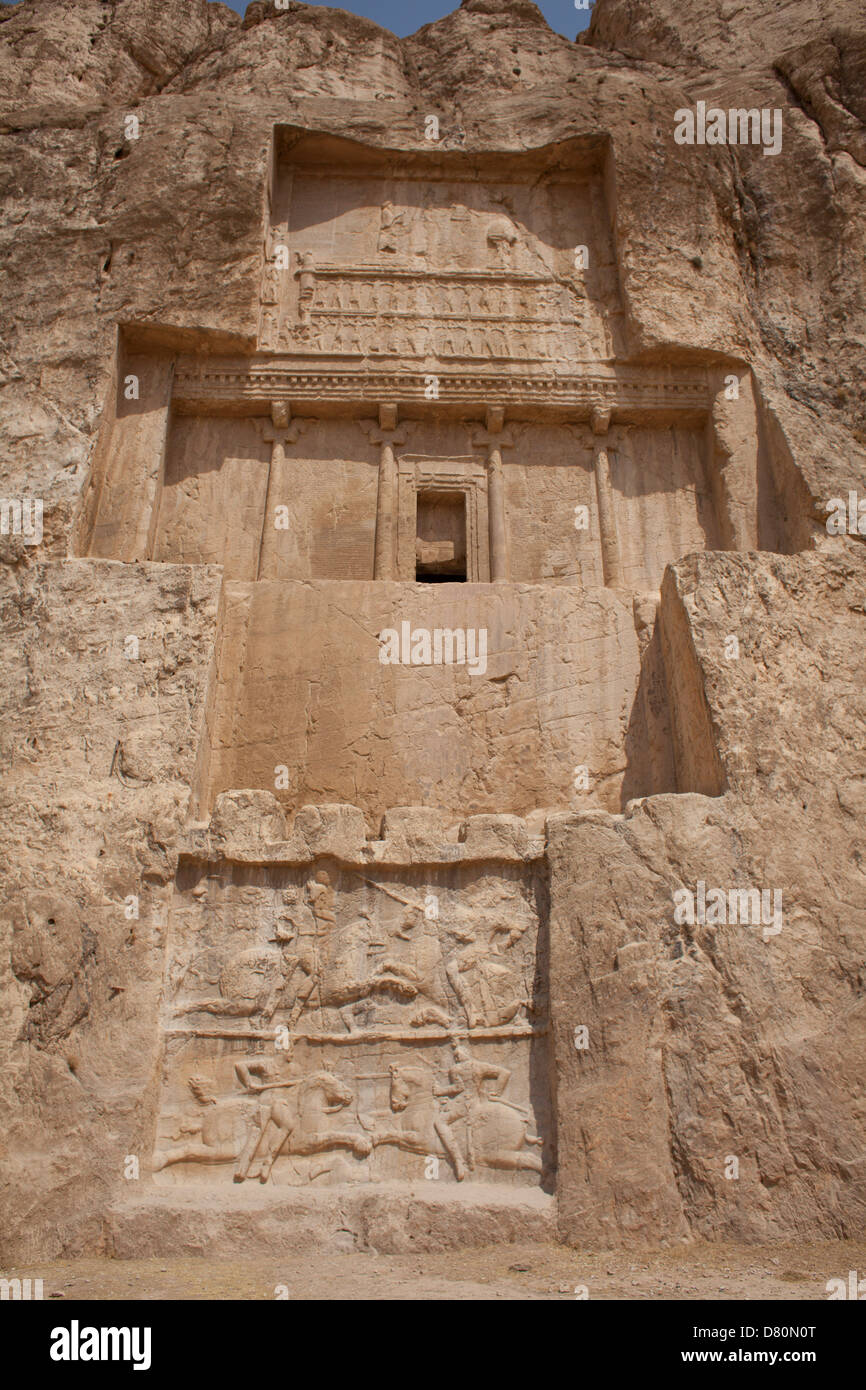 Naqsh-e-Rostam, tombs of Antixerxes and Darius I near Persepolis,Iran ...