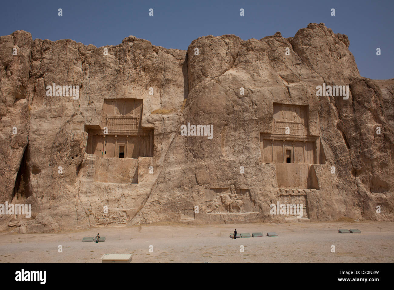 Naqsh-e-Rostam, tombs of Antixerxes and Darius I near Persepolis,Iran ...