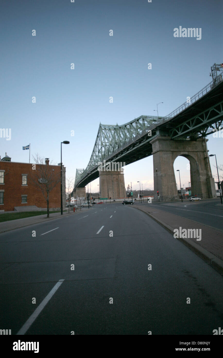 The Jacques Cartier Bridge is a steel truss cantilever bridge crossing ...