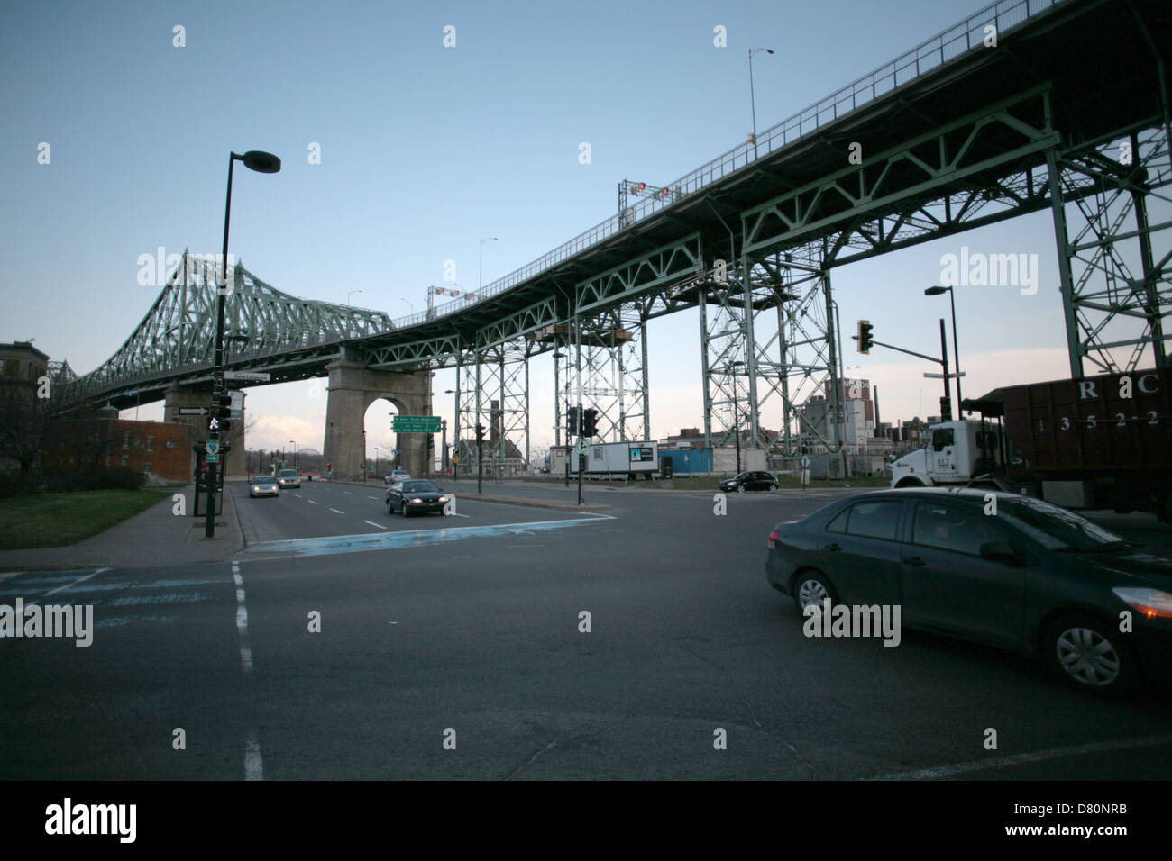 The Jacques Cartier Bridge is a steel truss cantilever bridge crossing ...