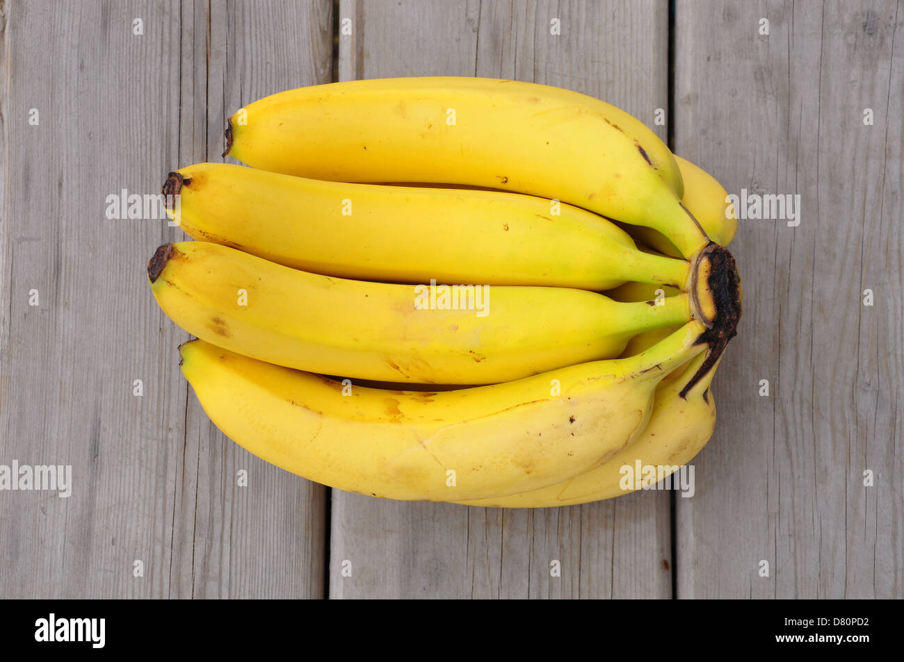 Top view of sweet bananas Stock Photo - Alamy