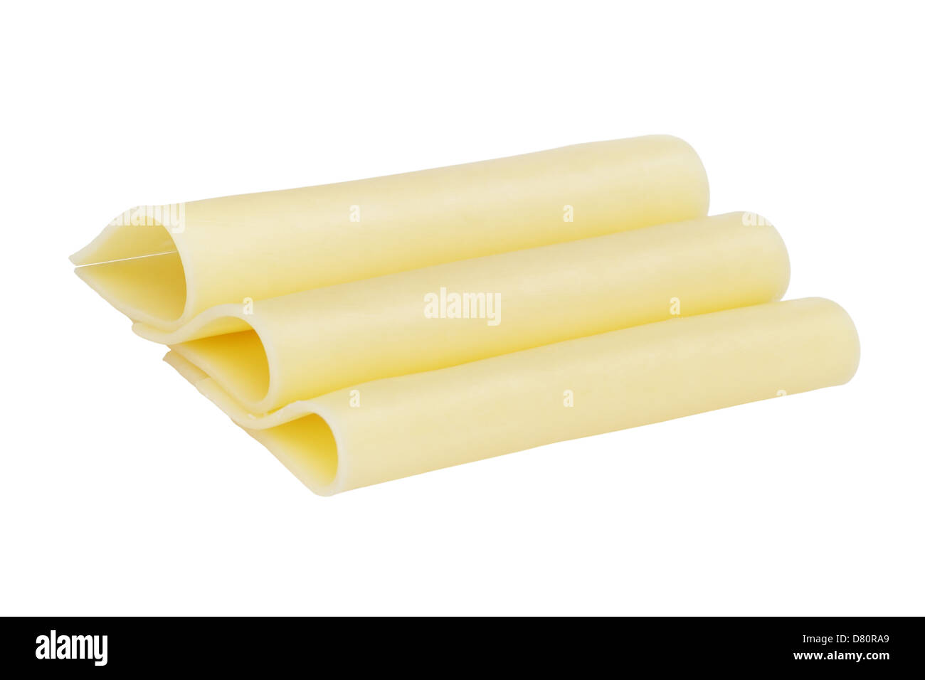 Wrapped sliced cheese isolated on hi-res stock photography and images ...