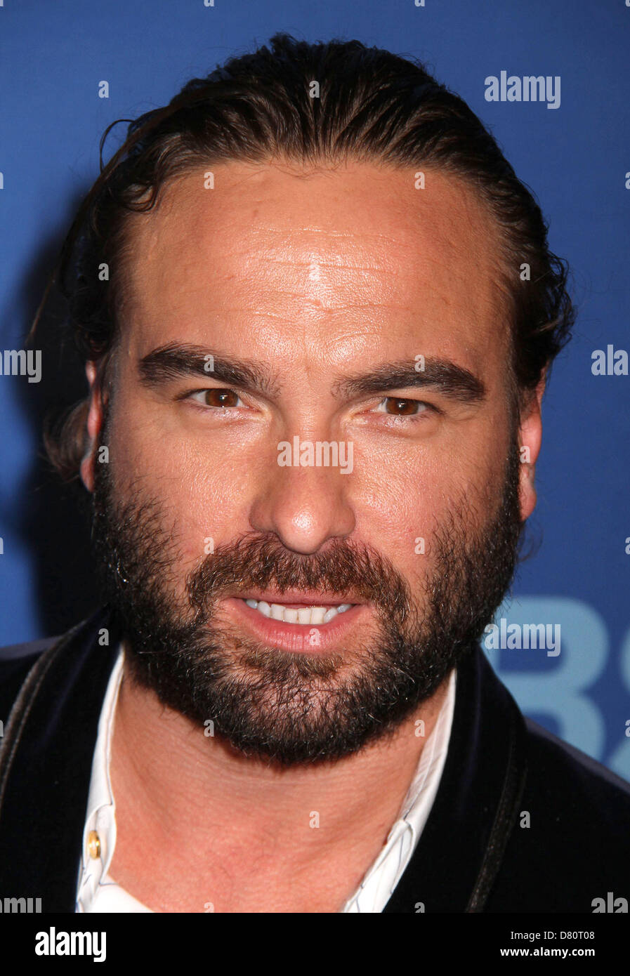 New York, USA. 15th May 2013. Actor JOHNNY GALECKI attends the 2013 CBS ...