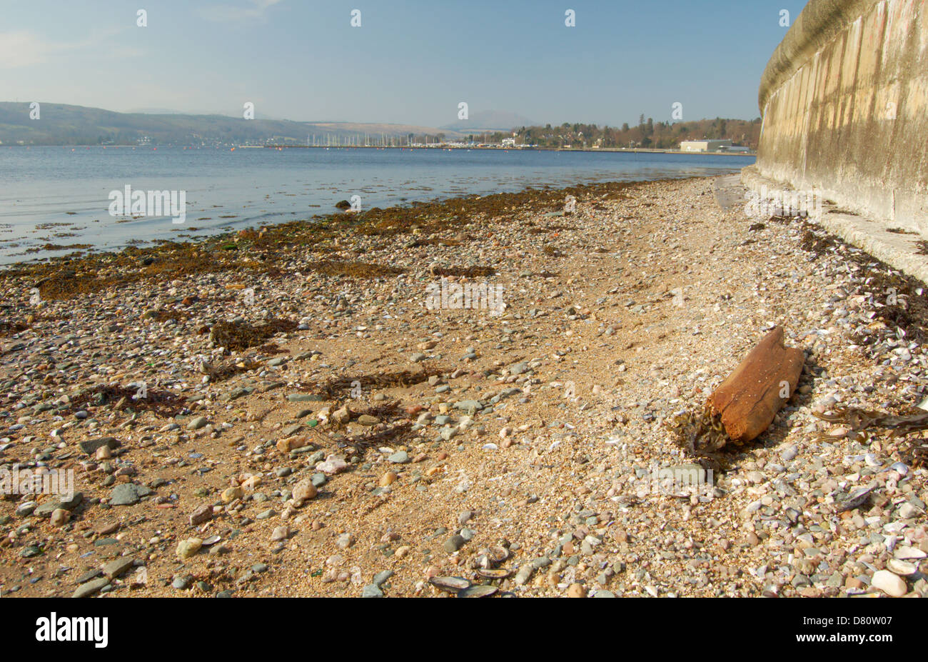 Beach at Helensburgh on the Gareloch Stock Photo - Alamy