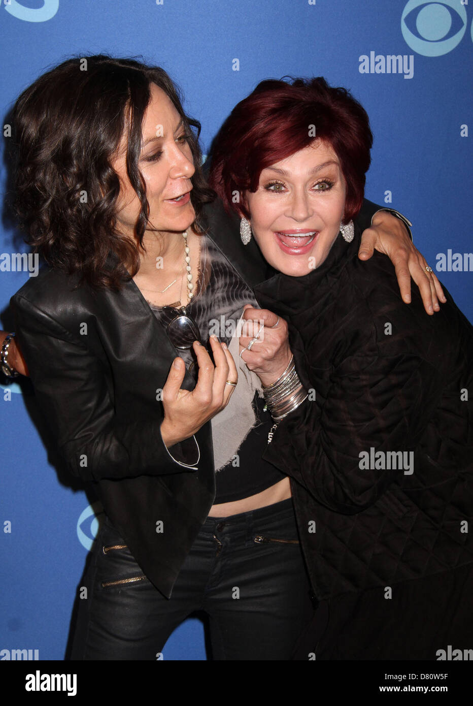 New York, USA. 15th May 2013. TV talk show hosts SARA GILBERT and ...
