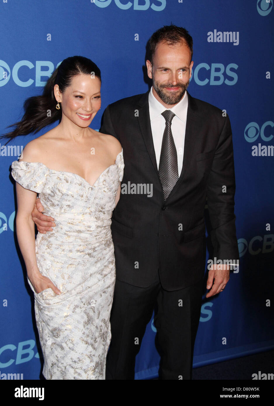 New York, USA. 15th May 2013. Actors LUCY LIU and JONNY LEE MILLER ...