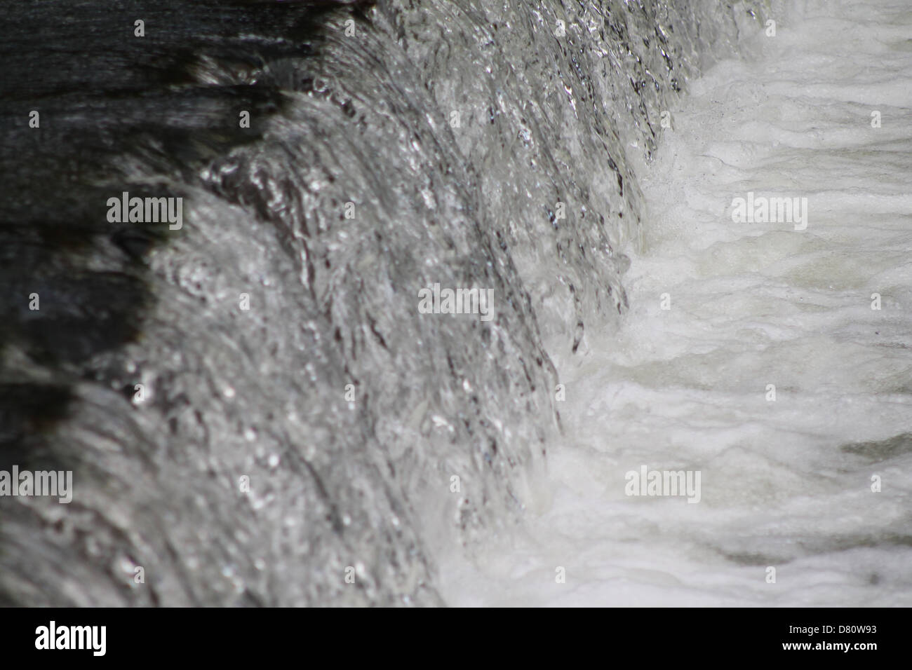Beautiful waterfall scene on a hot summers day Stock Photo - Alamy