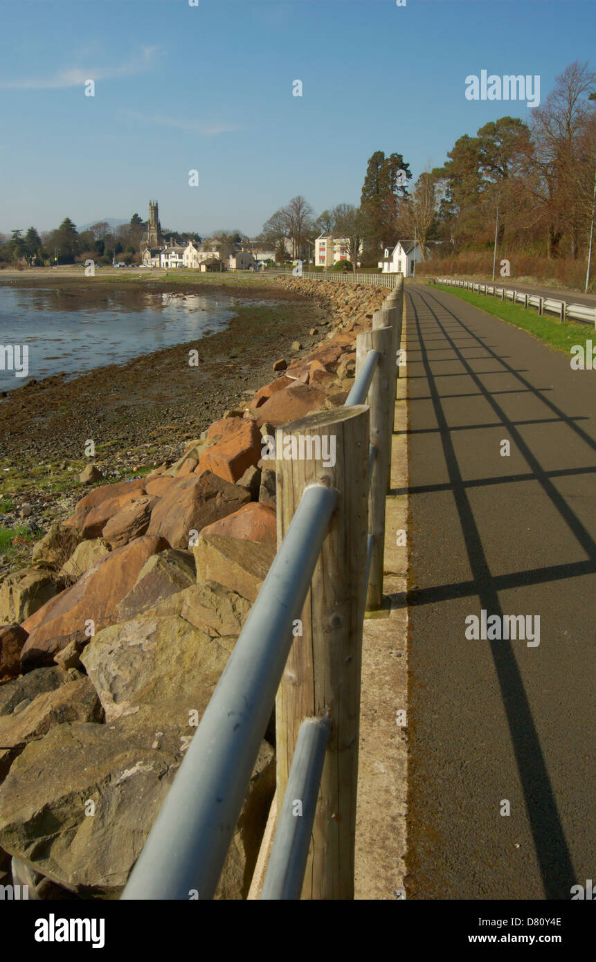 Waterfront at Rhu on the Gareloch, Scotland Stock Photo - Alamy