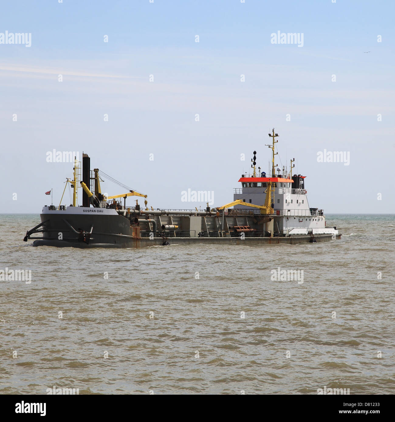 Sospan dau hopper dredger ship hi-res stock photography and images - Alamy