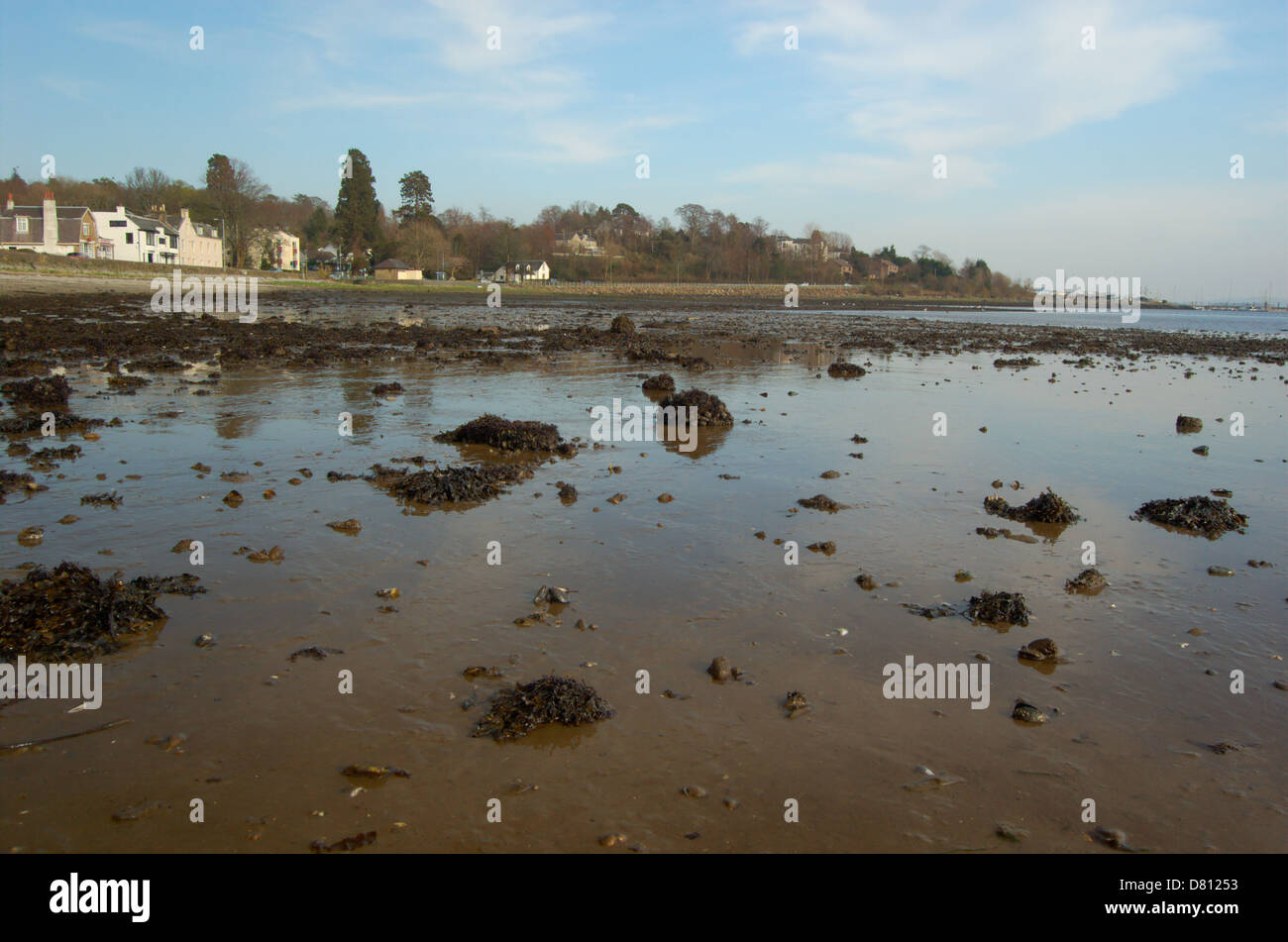 Beach at Rhu on the Gareloch, Scotland Stock Photo - Alamy