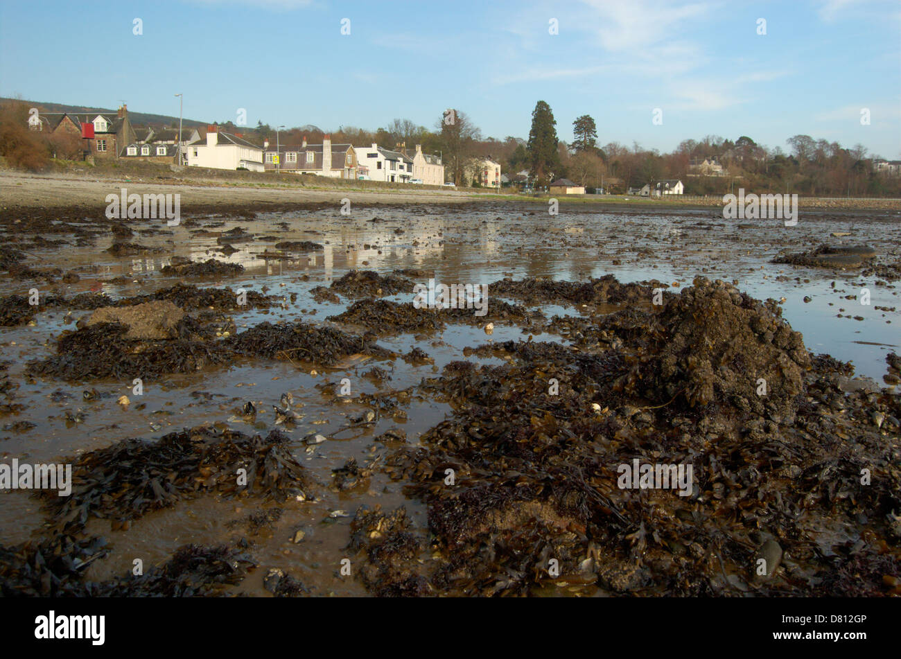 Beach at Rhu on the Gareloch, Scotland Stock Photo - Alamy