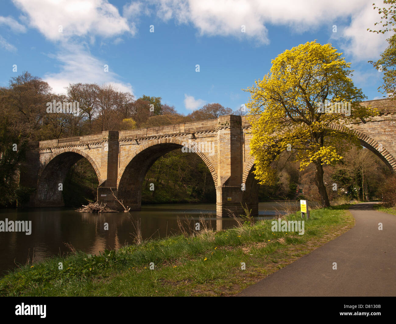 Prebends Bridge over the River Wear County Durham England UK Stock ...