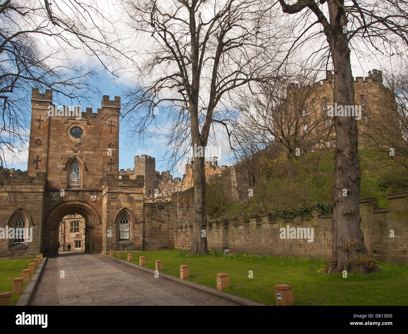 Durham Castle County Durham England UK Stock Photo - Alamy
