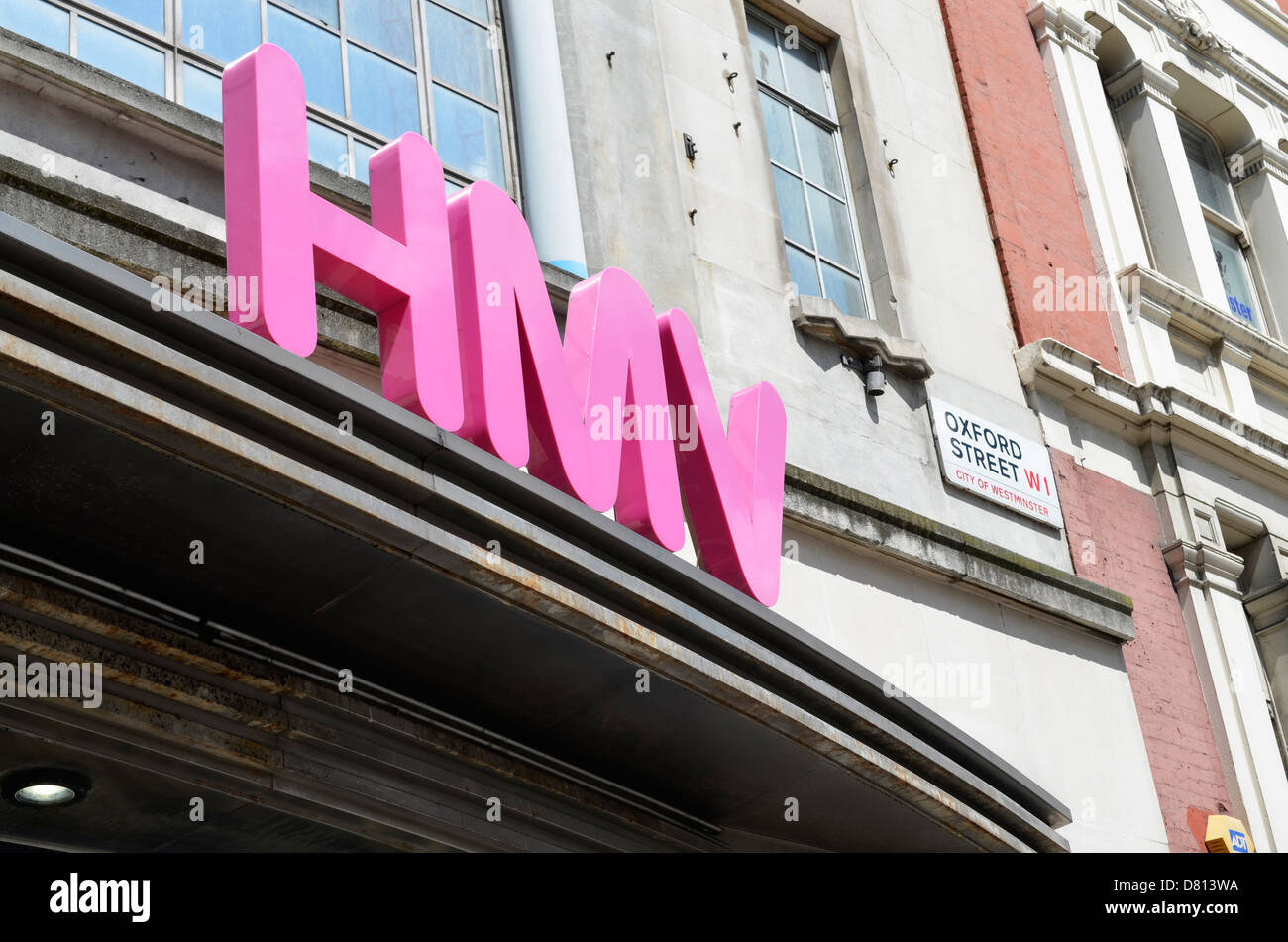 Hmv oxford street hi-res stock photography and images - Alamy