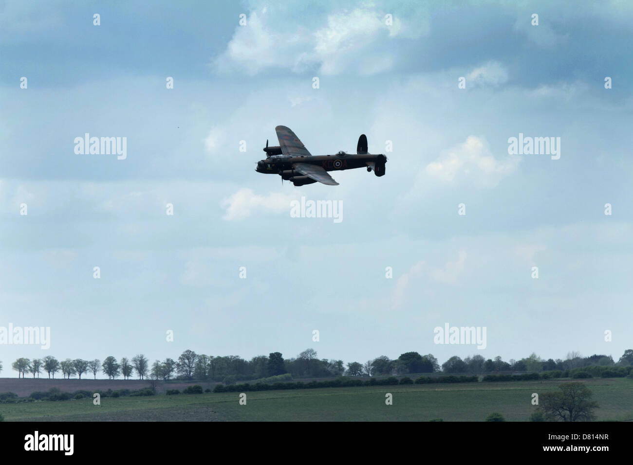Dambusters celebration . . 16.05.13 A Lancaster bomber flies over ...