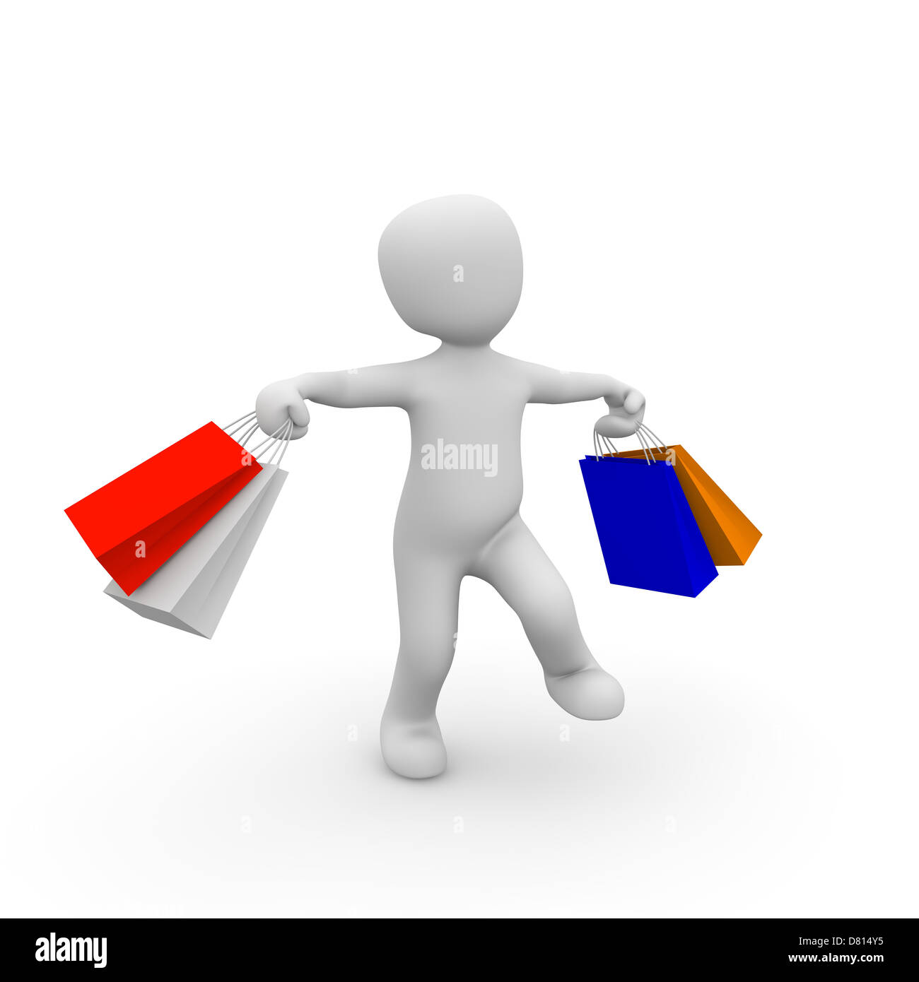 Have fun shopping with full shopping bags Stock Photo - Alamy
