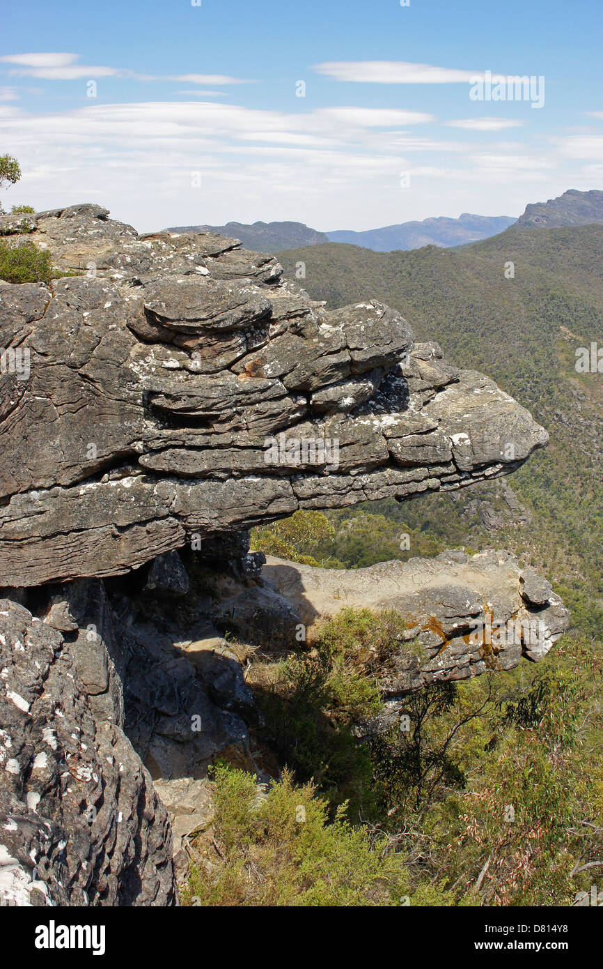 The famous Balconies, Grampians National Park, Australia Stock Photo ...