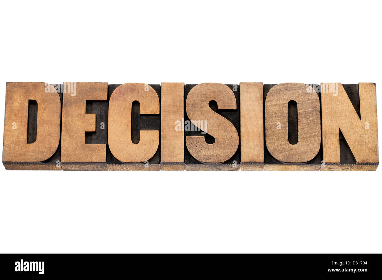 Decision word hi-res stock photography and images - Alamy