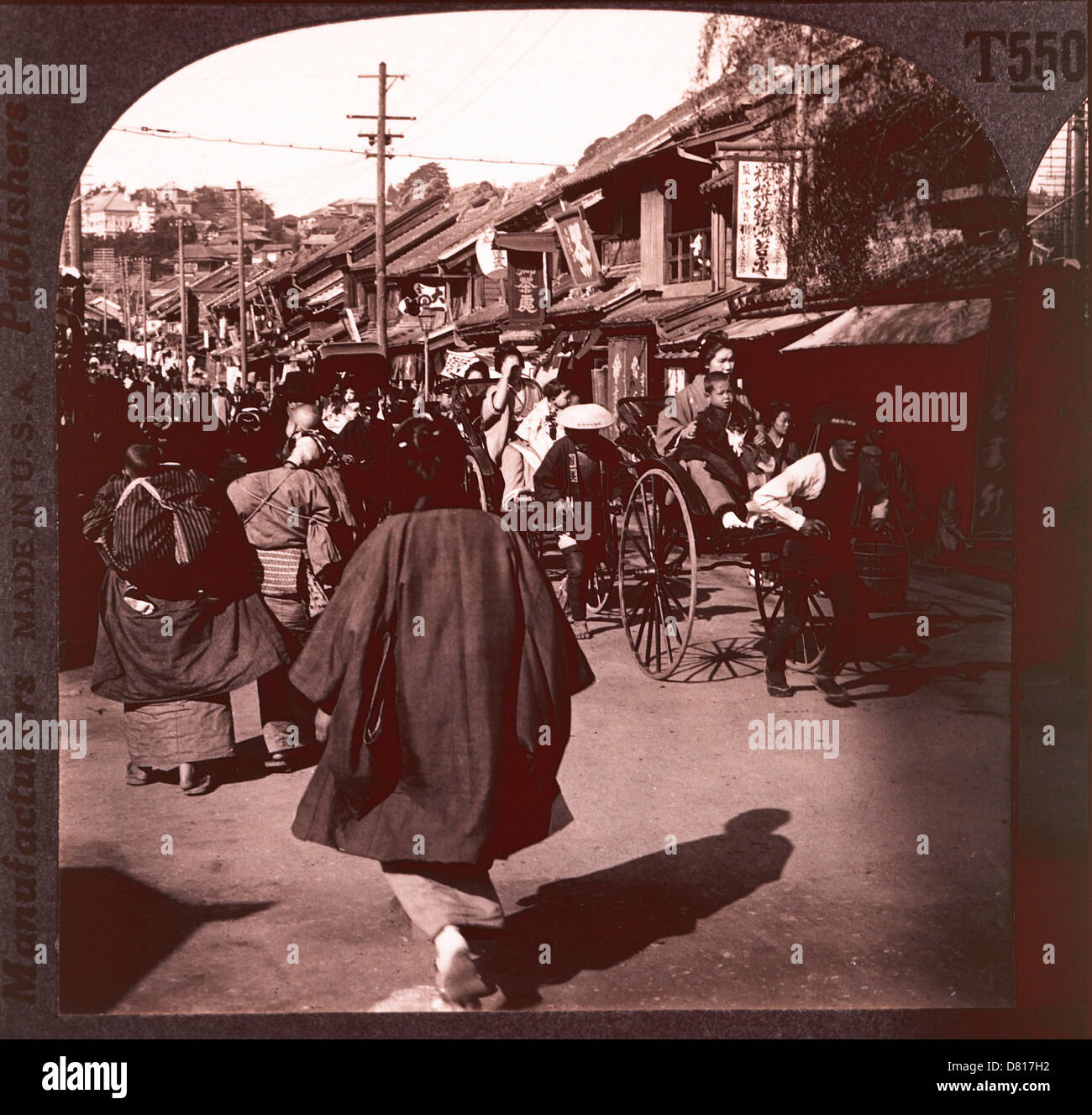 Crowded Street Scene, Yokohama, Japan, Circa1905 Stock Photo - Alamy