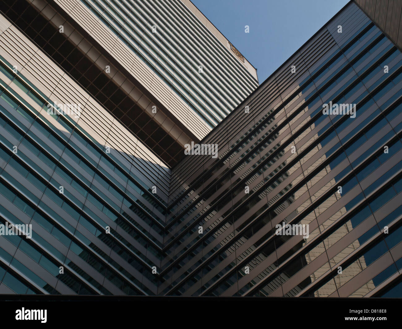 Singapore CBD building details Stock Photo - Alamy