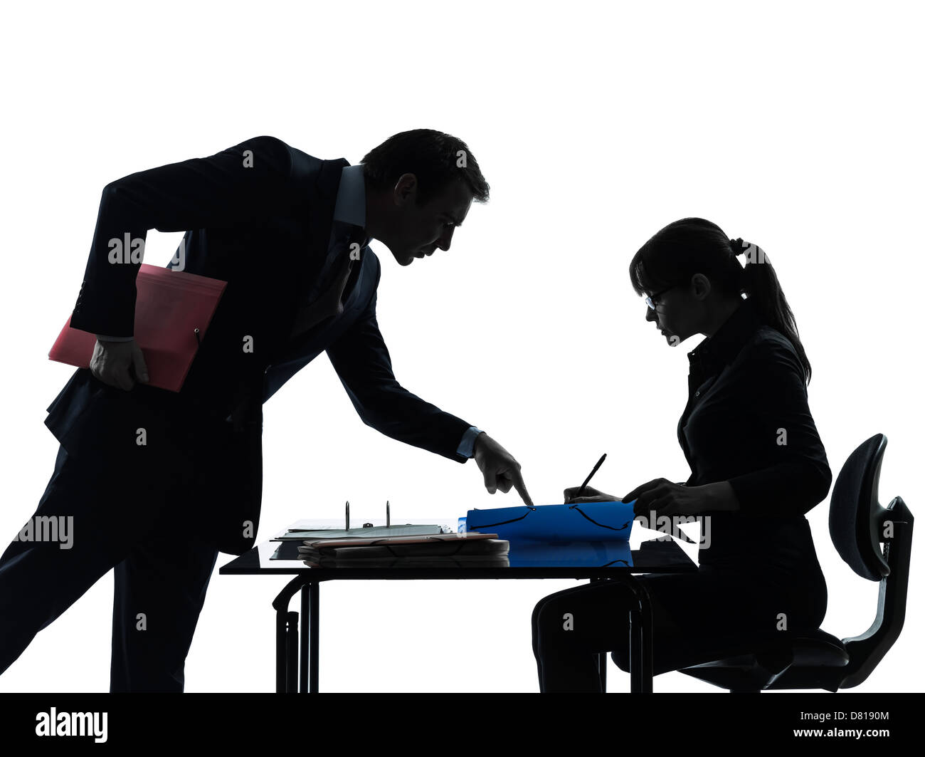 Working in the shadow Cut Out Stock Images & Pictures - Alamy