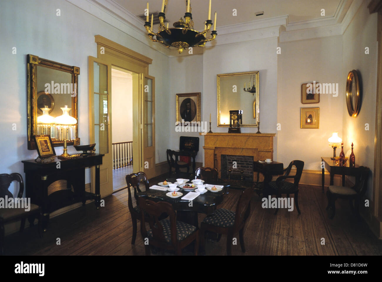 Elk283-3486 Louisiana, Mississippi River Valley, Destrehan Plantation ...