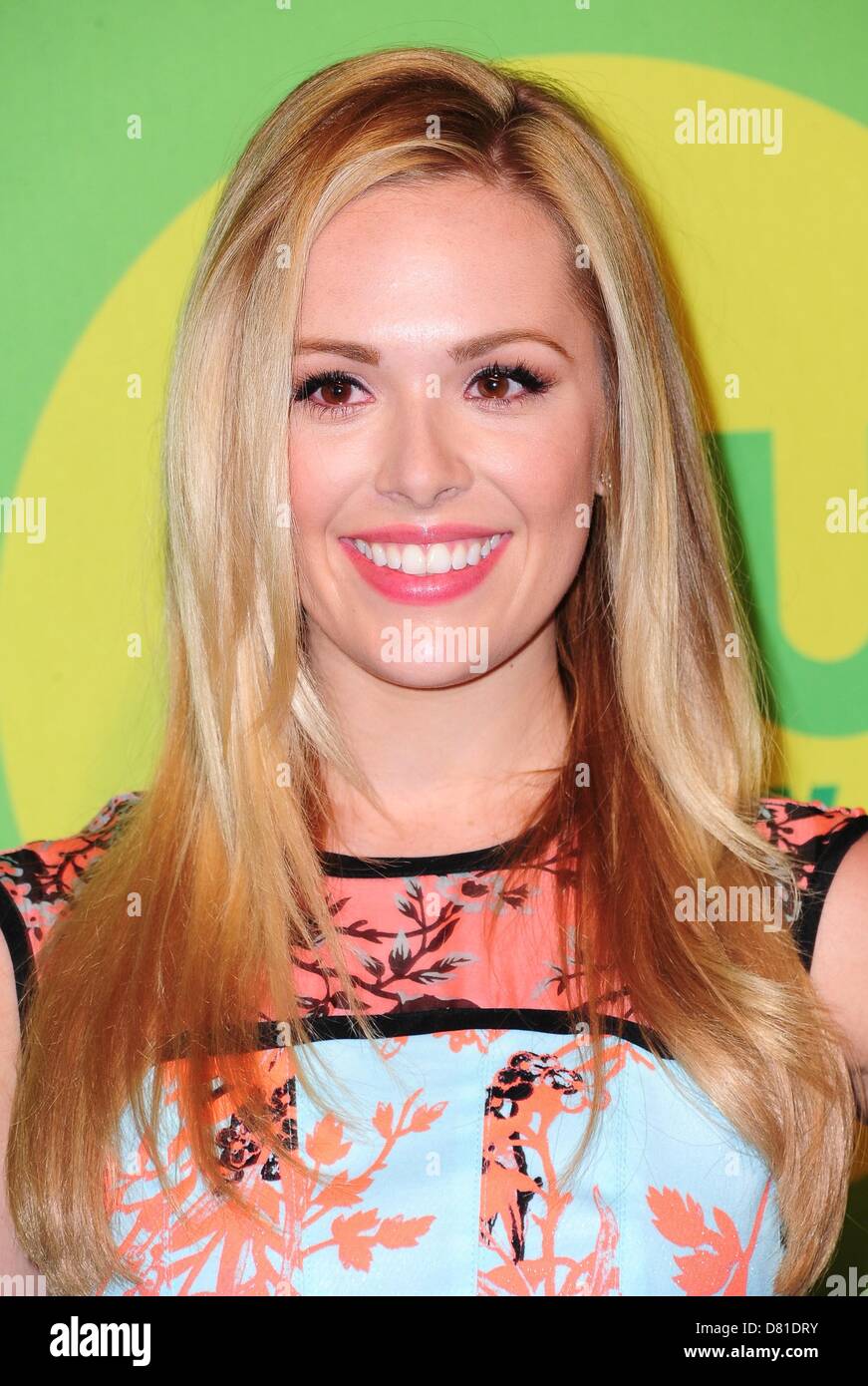 New York, USA. May 16, 2013.Natalie Hall at arrivals for THE CW Network ...