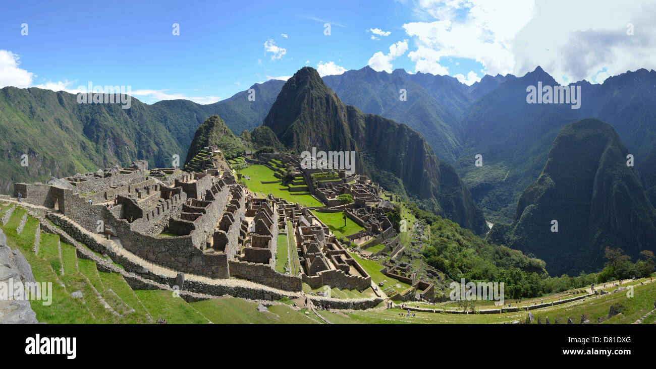 Machu Picchu, lost city of the Incas, Cuzco, Peru Stock Photo - Alamy