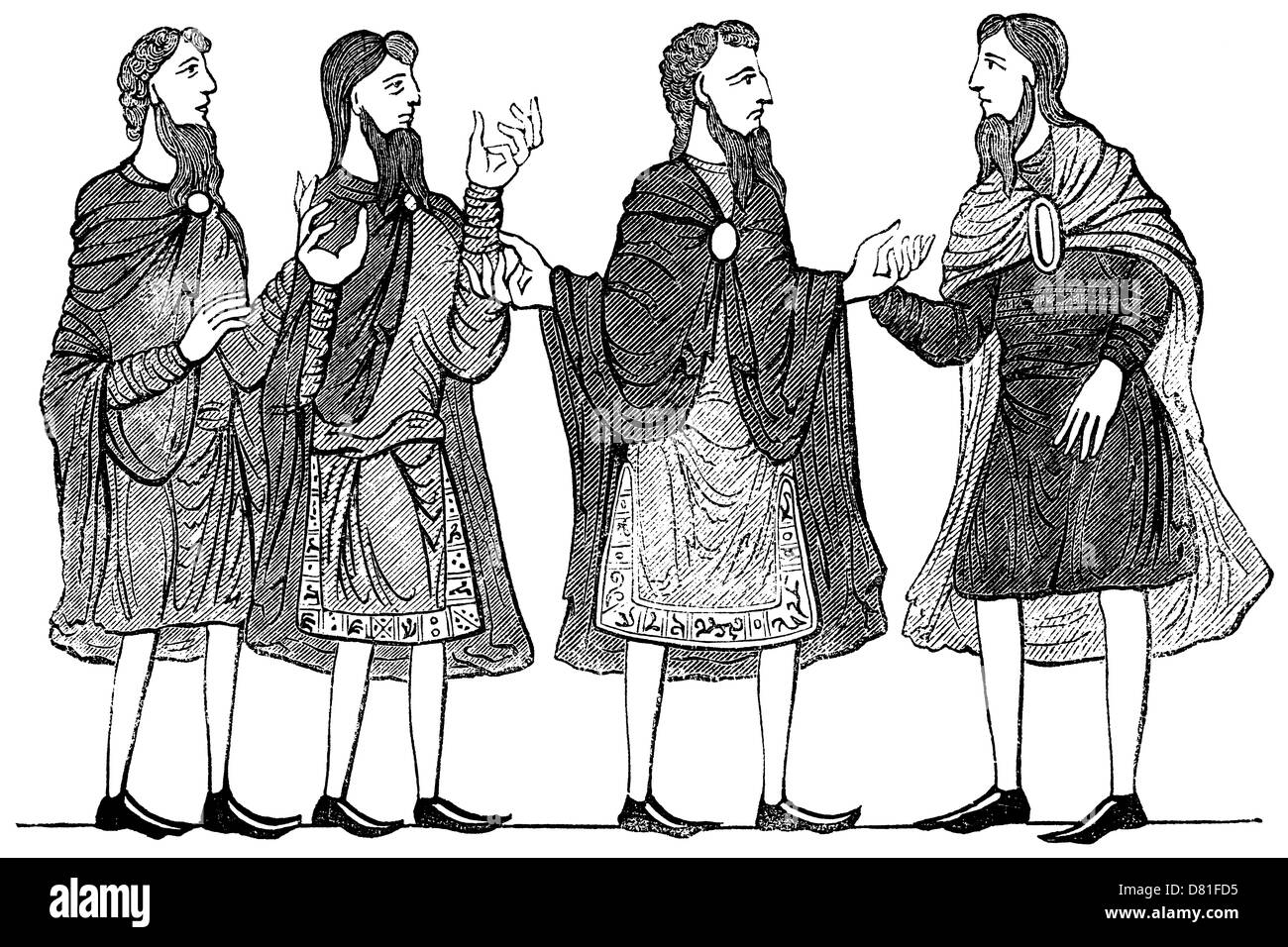 Anglo saxon clothes hi-res stock photography and images - Alamy