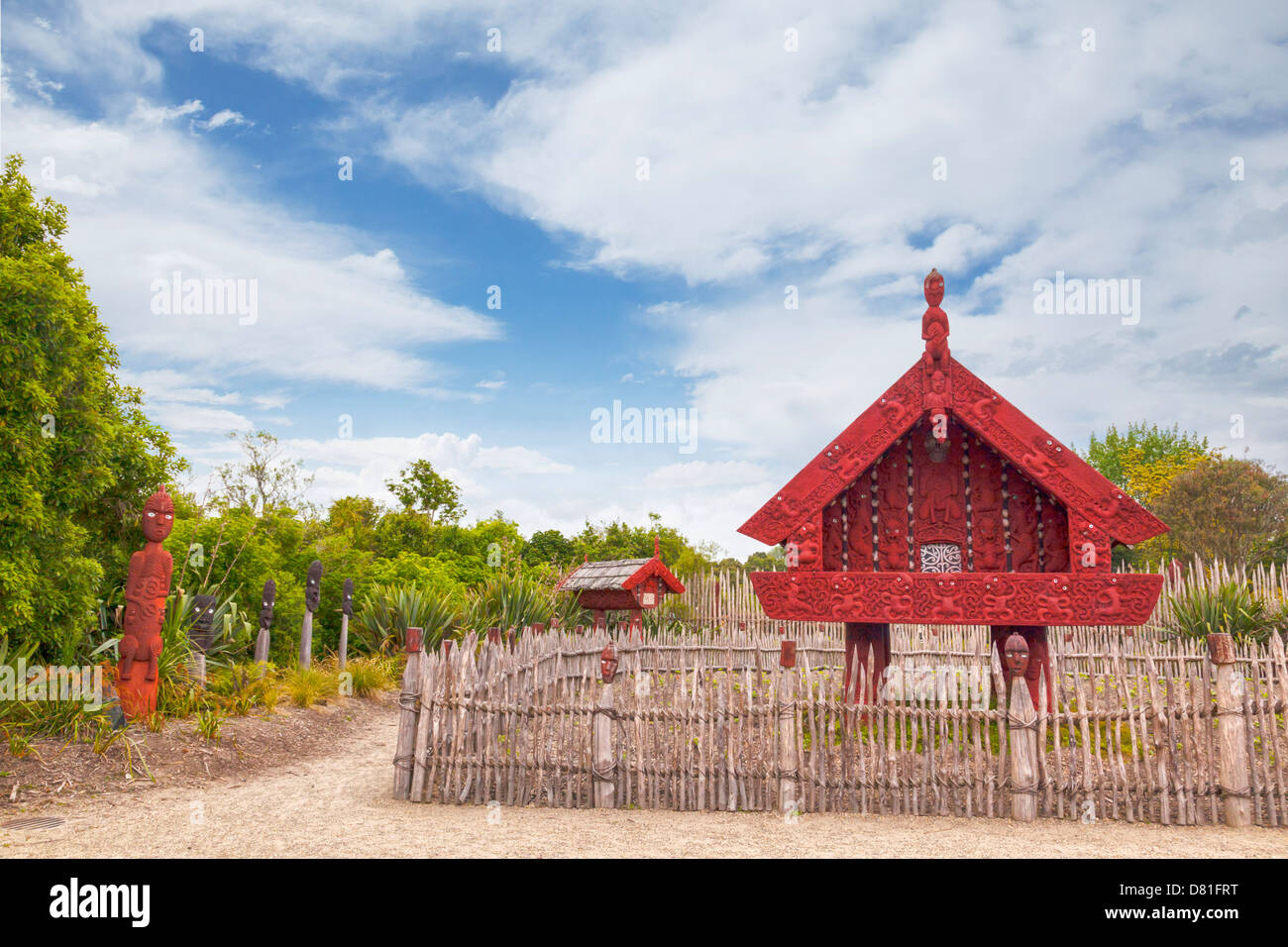 Maori Garden, Hamilton Gardens, Hamilton, Waikato, New Zealand Stock ...