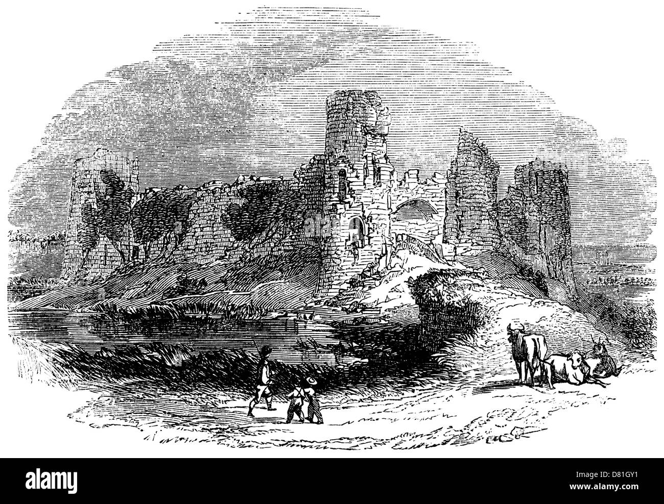 Castle Drawing High Resolution Stock Photography and Images - Alamy