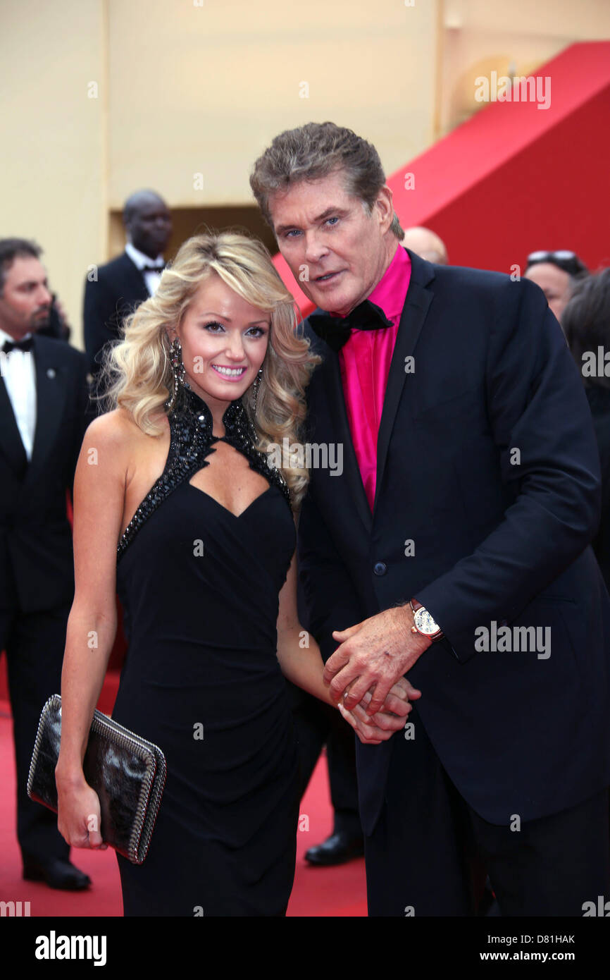 Cannes, France. May 16th, 2013.Actor David Hasselhoff and Hayley ...