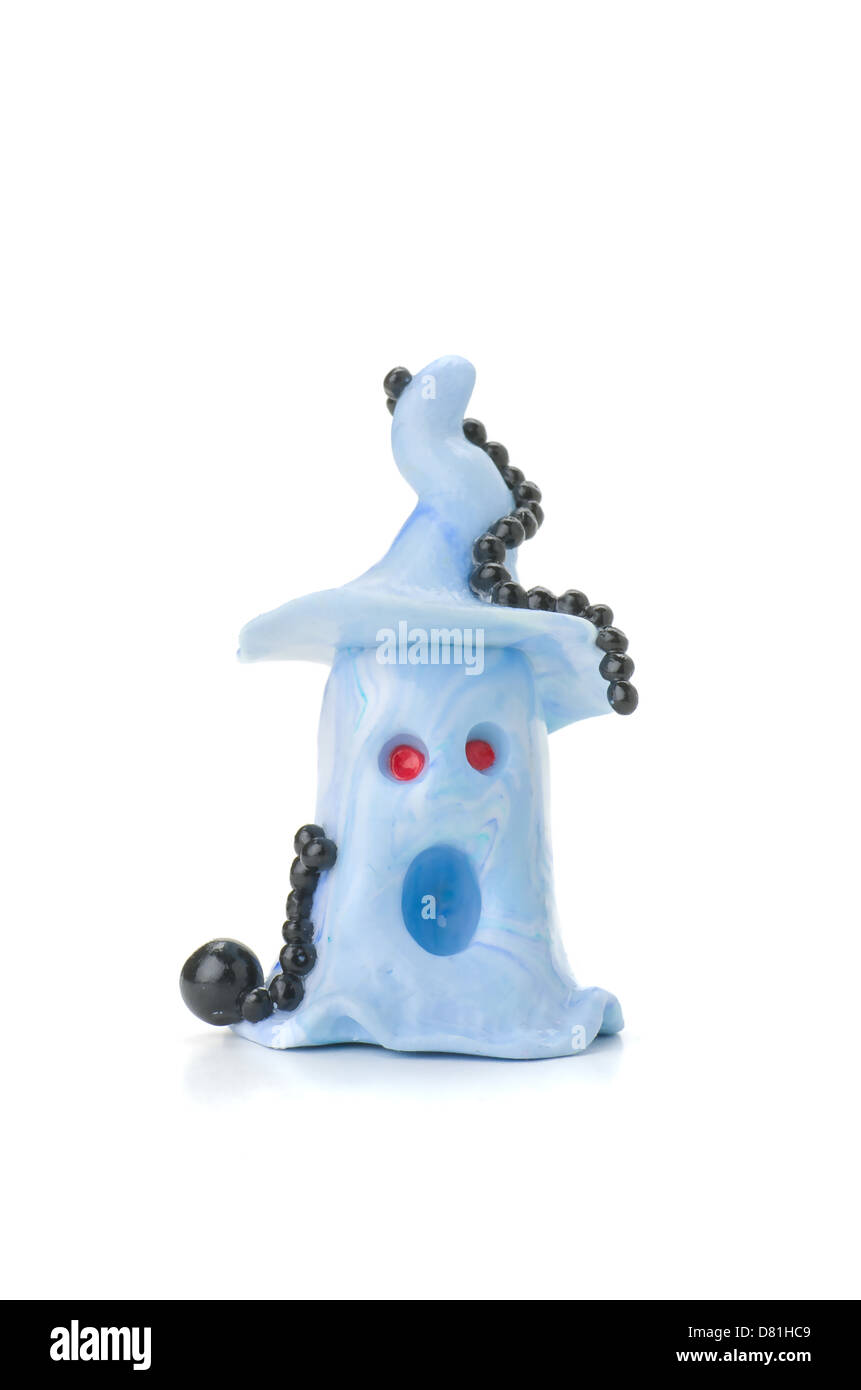 Handmade modeling clay ghost figure Stock Photo - Alamy