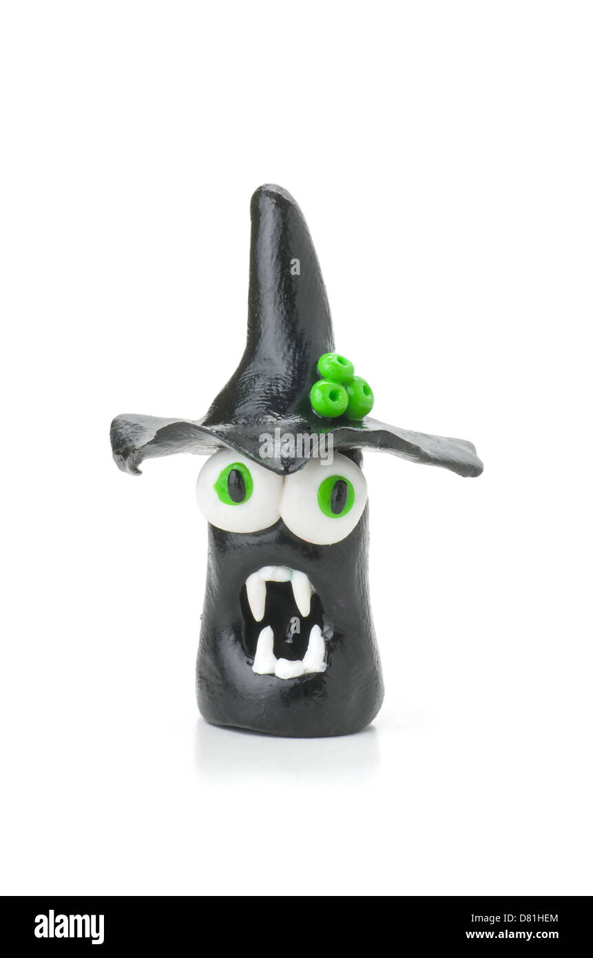 Handmade modeling clay vampire figure Stock Photo - Alamy