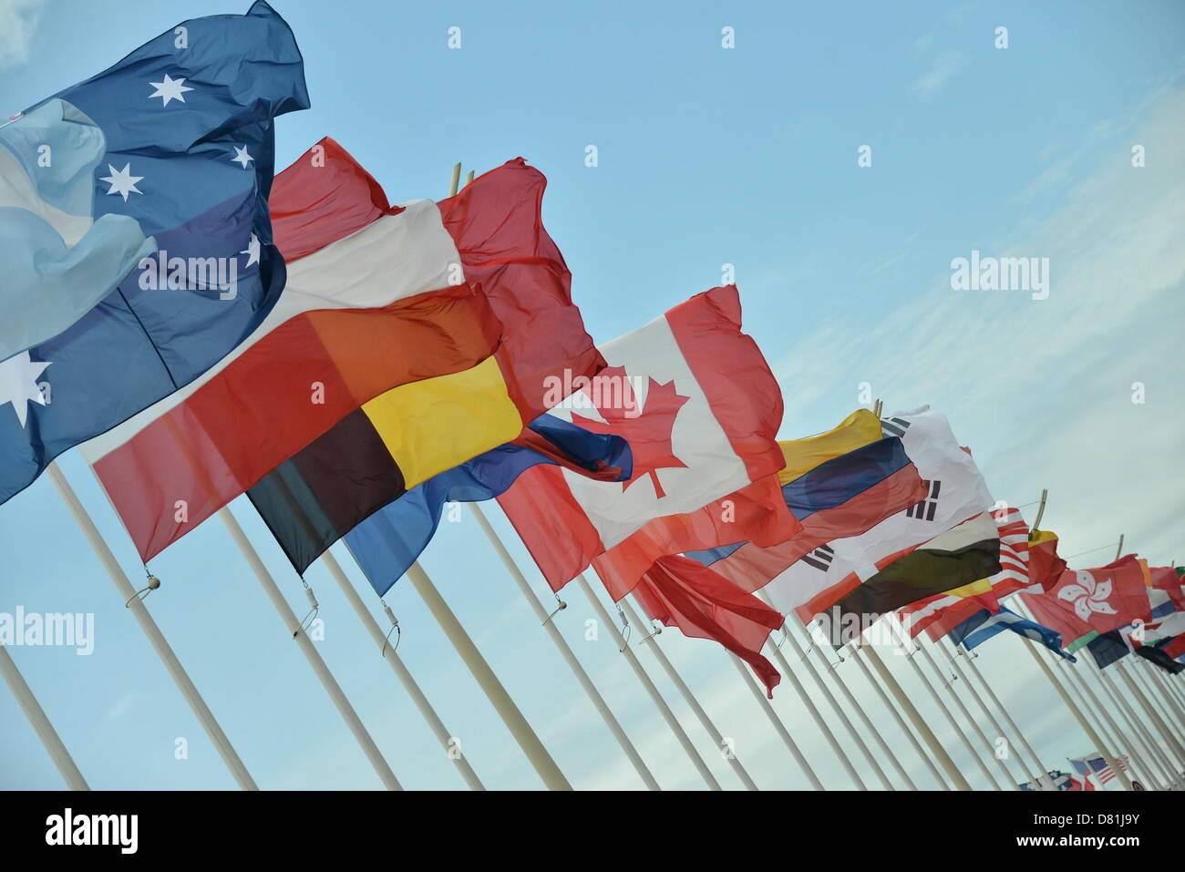 Flags cannes film festival cannes hi-res stock photography and images ...