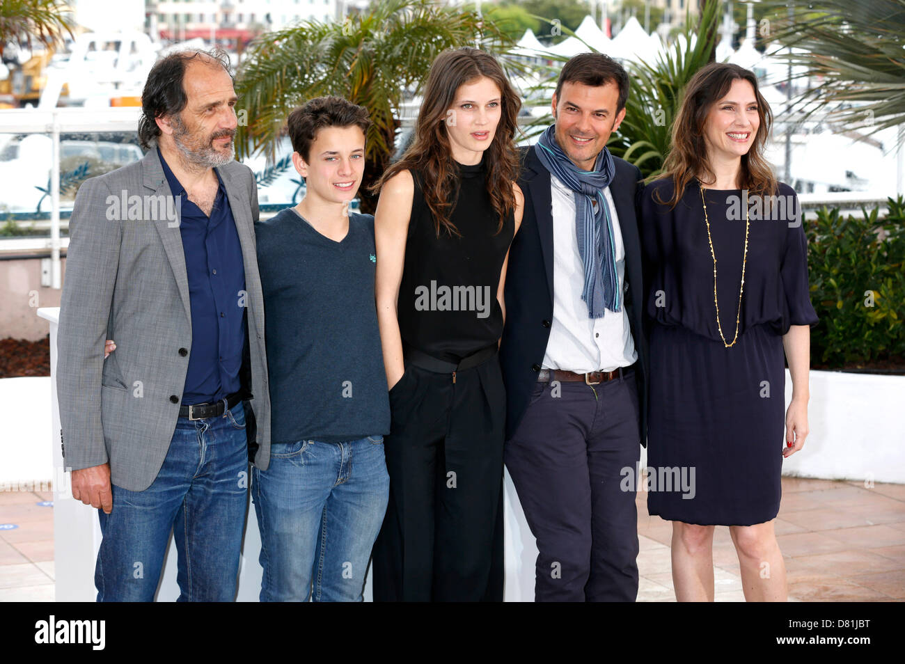 Cannes, France. May 16th, 2013. Actors Frederic Pierrot, Fantin Ravat ...