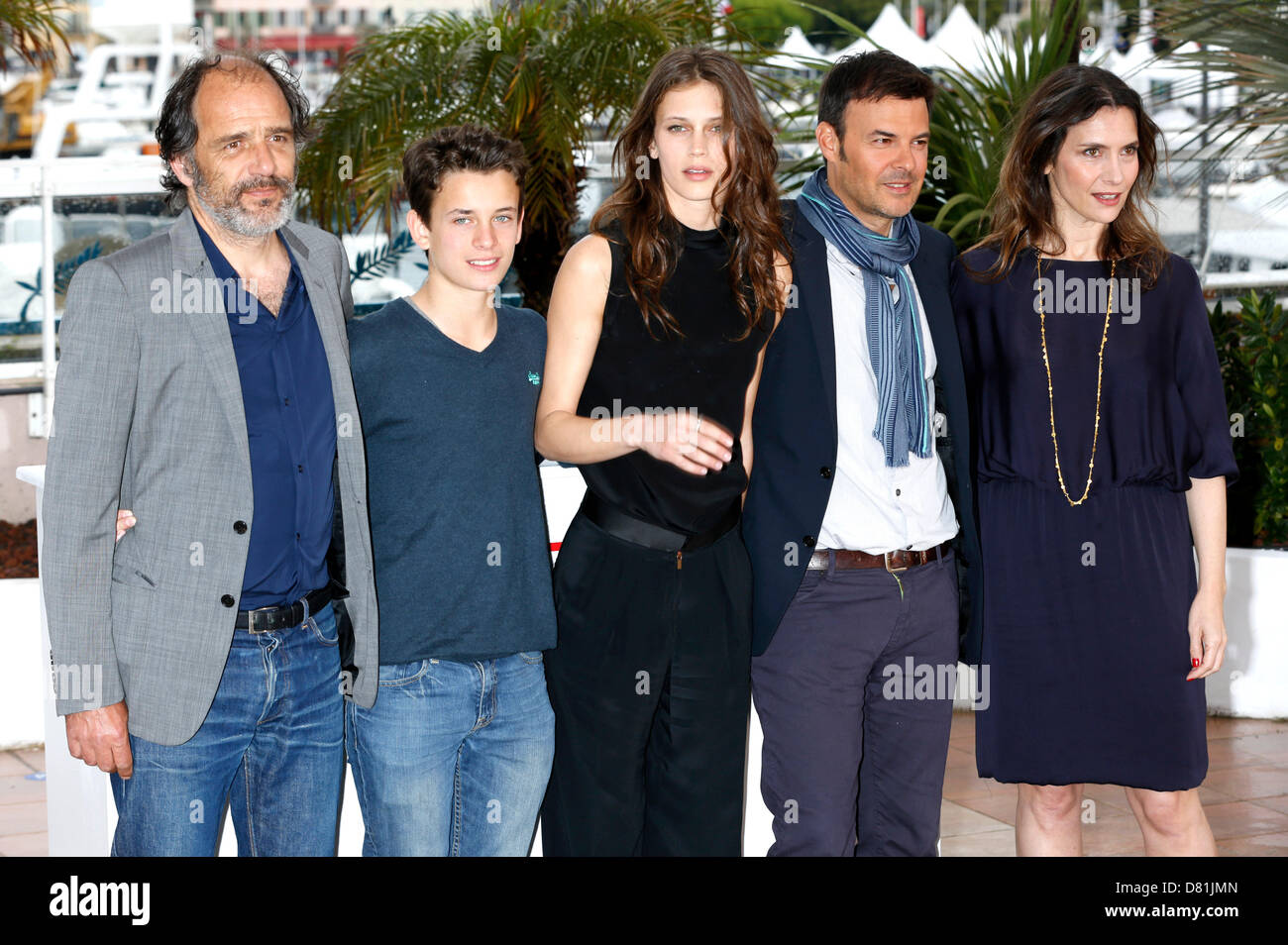 Cannes, France. May 16th, 2013. Actors Frederic Pierrot, Fantin Ravat ...