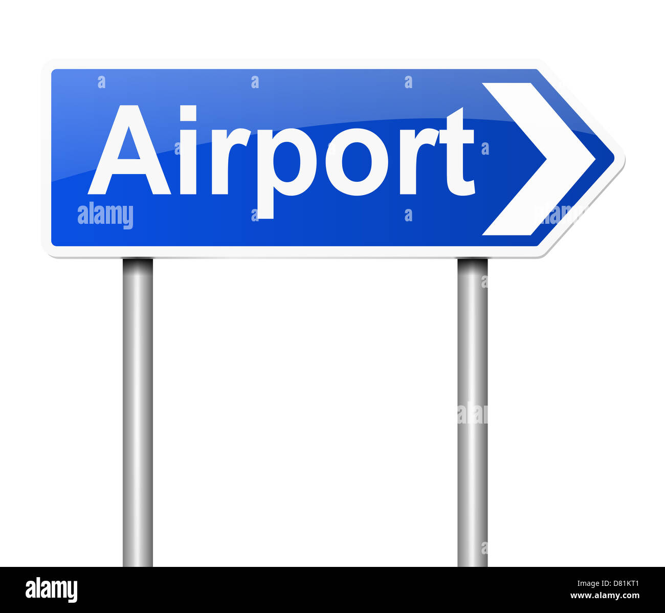 Aviation signage Cut Out Stock Images & Pictures - Alamy