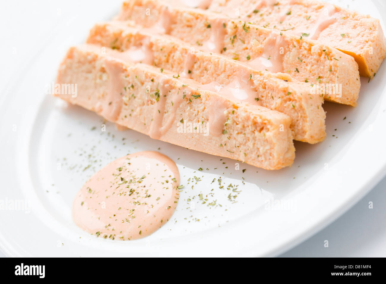 fish cake food Stock Photo - Alamy