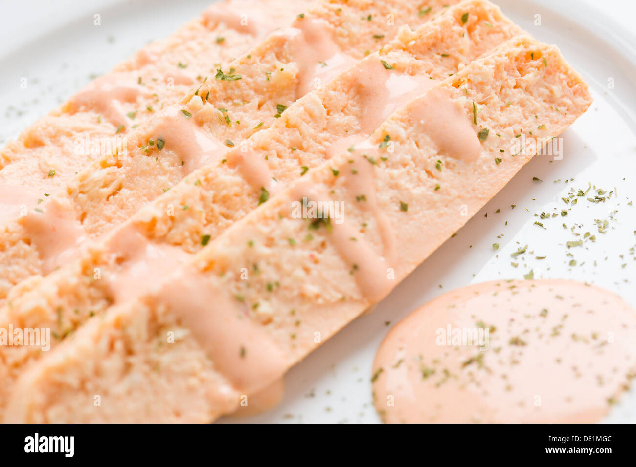fish cake food Stock Photo - Alamy