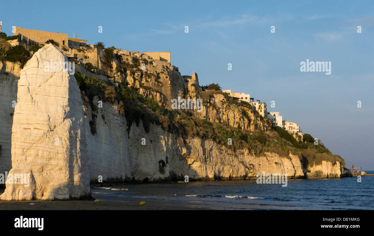 Italy Puglia Gargano National Park Vieste's most famous point ...