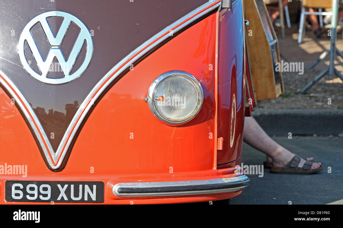 Vw camper van badge Stock Photo - Alamy